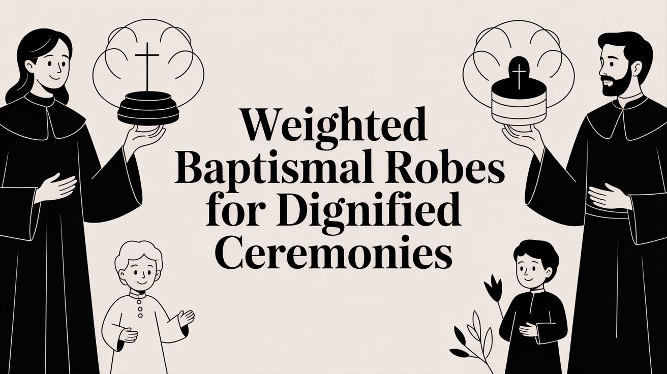 Weighted Baptismal Robes: A Guide to Dignified Ceremonies – Baptism Robes